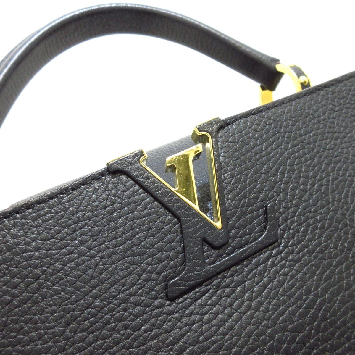 Louis Vuitton Black Capucines MM – ICONICS LUXURY